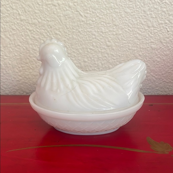 Accents | Vintage White Ceramic Hen Dish | Poshmark